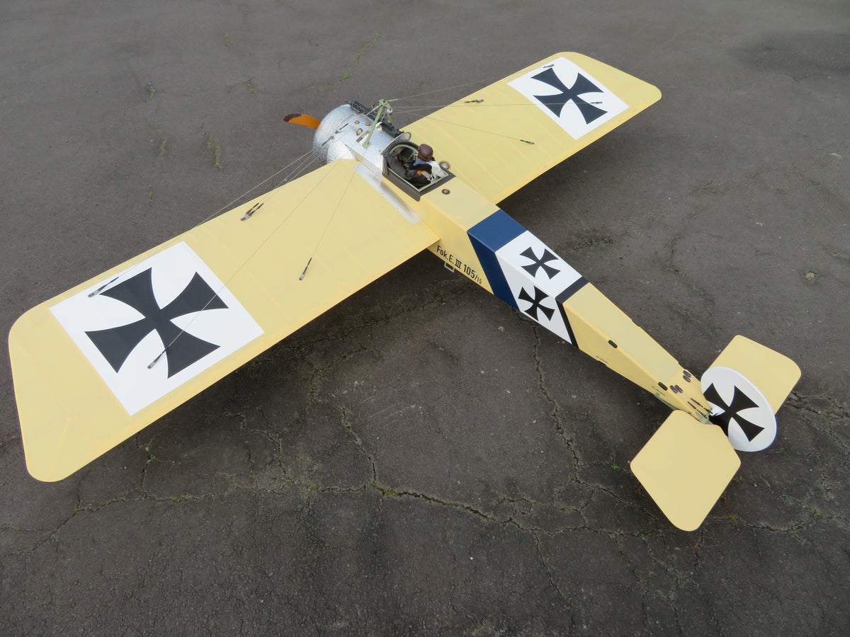 Fokker E-III Eindecker 100" 120 Size – Hangar One Kits